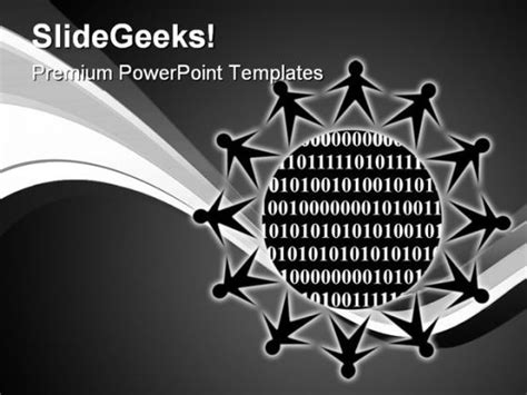 Binary People PowerPoint Template