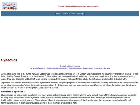 Synectics Lesson Plans And Worksheets Reviewed By Teachers