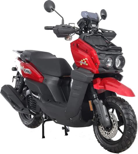 Buy X Pro Tahiti 150cc Moped Scooter With 12 Aluminum Wheels Red