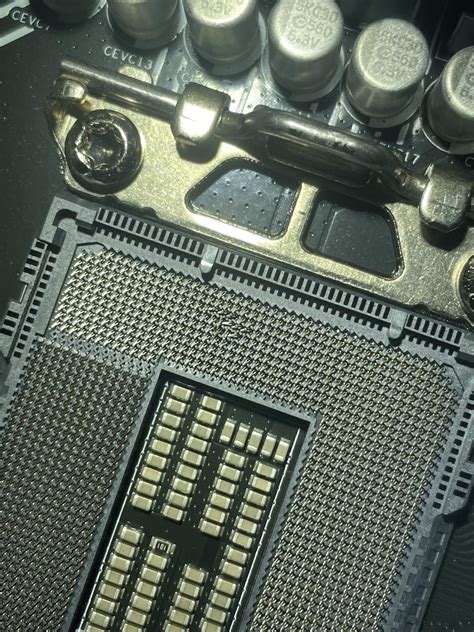 Bent Pins On Motherboard Cpu Socket Is This Useable Came This Way Brand New Out Of The Box I