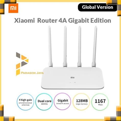 Jual Xiaomi Mi Wifi Router A Giga Version Xiaomi Router Gigabit Edition BASIC VERSION