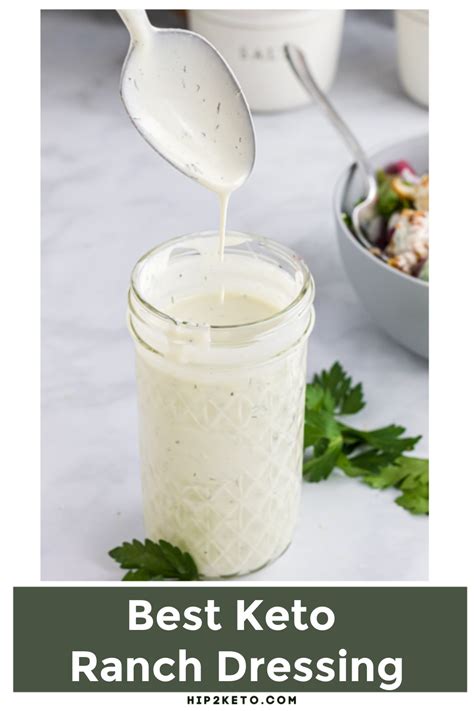 Keto Ranch Dressing Recipe Easy Low Carb Condiment
