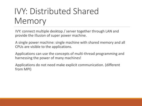 Ppt Distributed Shared Memory And Sequential Consistency Powerpoint Presentation Id
