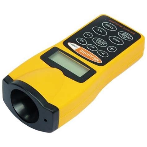 Digital LCD Ultrasonic Distance Measure Meter Laser Pointer Sordan