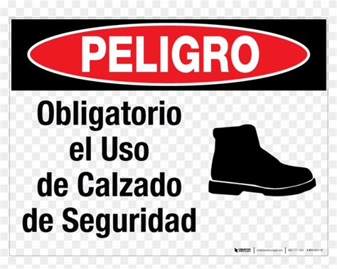 Obligatorio El Uso De Calzado De Seguridad Work Boots Hd Png