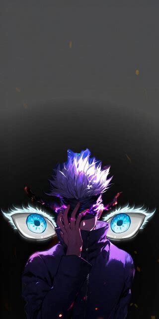 Glowing Gojo Eyes Wallpaper Wallpics