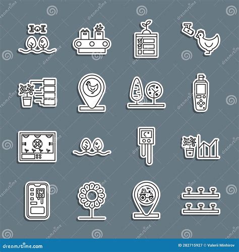 Set Line Automatic Irrigation Sprinklers Flower Statistics Portable Sensor Smart Farming