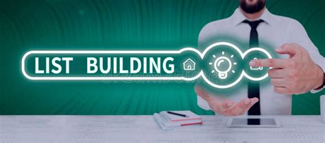 Text Caption Presenting List Building Internet Concept Database Of People You Can Contact With