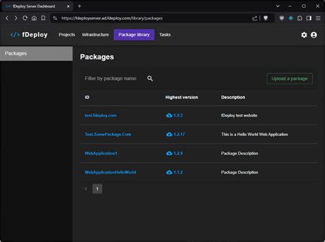 Packages Fdeploy Documentation