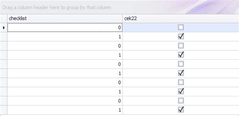 C How To Set Column Ticked From Other Column Stack Overflow