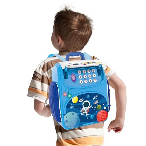 Интерактивна детска играчка касичка, със звуци и светлини, Функция за ...