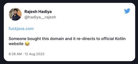 Rajesh Hadiya On Linkedin Fun Humour Java Kotlin Android