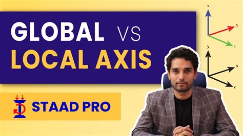 Local Axis Vs Global Axis In Staad Pro How To Apply Beta Angle In Staad Pro Youtube
