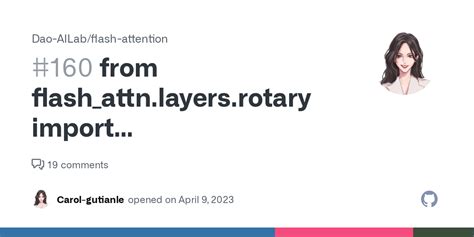 From Flashattnlayersrotary Import Rotaryembedding · Issue 160 · Dao