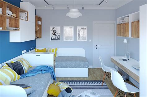 Оформление детской комнаты для 2 мальчиков 86 фото