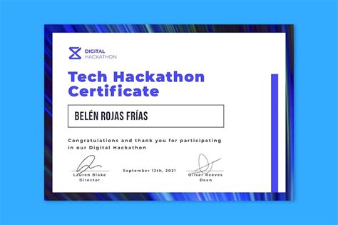 Hackathon Winner Certificate Images Free Download On Freepik