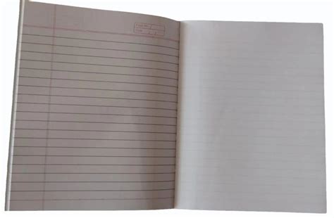 Hard Bound White Interleaf Metro Jumbo School Notebook Size 1915cm