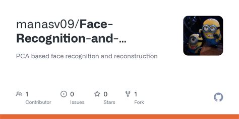 Github Manasv Face Recognition And Reconstruction Pca Based Face Recognition And Reconstruction