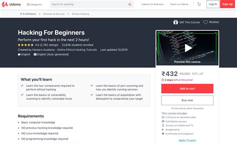 10 Best Ethical Hacking Course And Certification