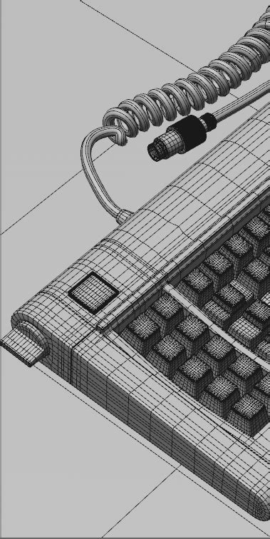 IBM Model F Keyboard Full CGI On Behance