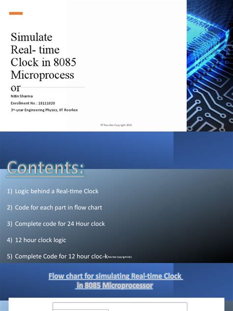 Real Time Clock In 8085 Pdf