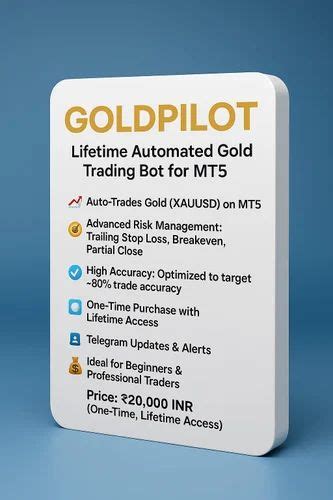 Lifetime Automated Gold Trading Bot For Mt5 At ₹ 20000piece In Bhubaneswar Id 2856610991348