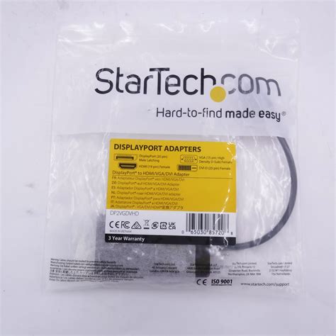 StarTech DisplayPort Adapter To HDMI VGA DVI DP VGDVHD OneClick Warehouse