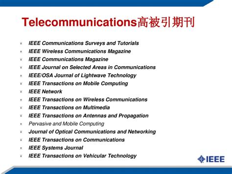 Ieee 数据库检索及期刊会议投稿 Ieee中国区资讯经理 李箐 Ppt Download