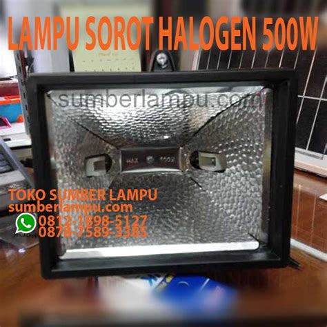 Jual Lampu Sorot Halogen W Zetalux Toko Sumber Lampu