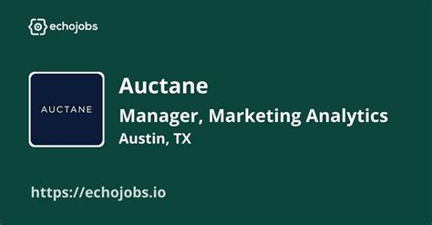 Hiring Manager Marketing Analytics Austin Tx Sql R Raustinjob