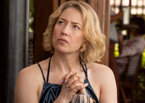 White Lotus Carrie Coon Says Mike White Cut Scene
