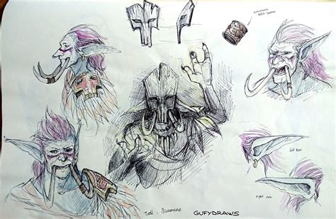 Wow Troll Drawing