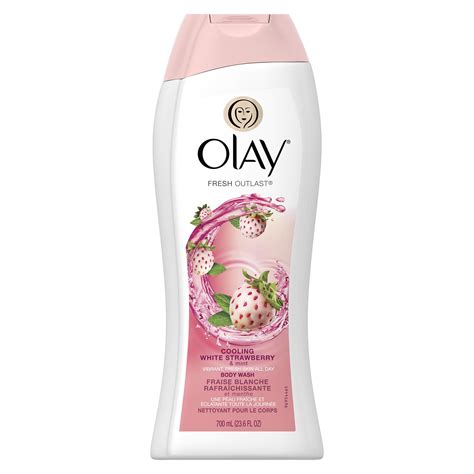 Olay Fresh Outlast Cooling White Strawberry And Mint Body Wash 236 Oz
