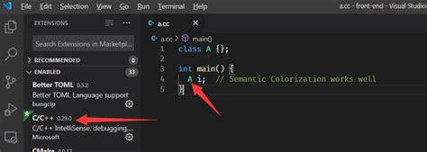 Semantic Colorization Is Not Working · Issue 5780 · Microsoftvscode Cpptools · Github