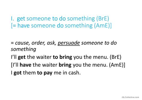 The Causative Grammar Guide English Esl Powerpoints