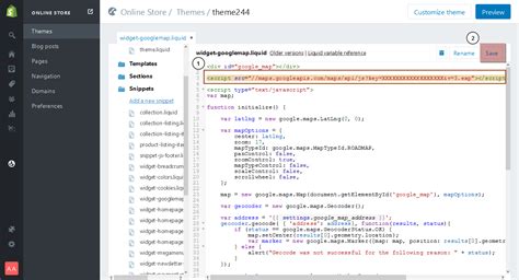 Shopify How To Fix Missing Google Map Issue Template Monster Help