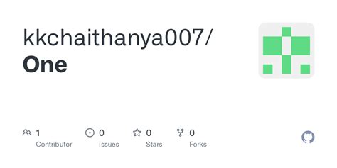 Github Kkchaithanya007one