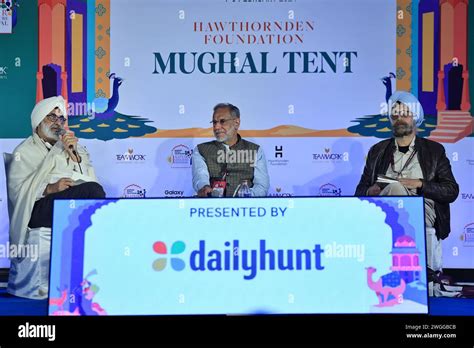 Navtej Sarna And Navdeep Suri Are In Conversation With Sarbjot Singh Behl At The Jaipur