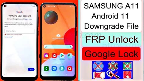 Samsung A11 Frp Unlock A11 Google Account Unlock Downgrade File Android 10 YouTube