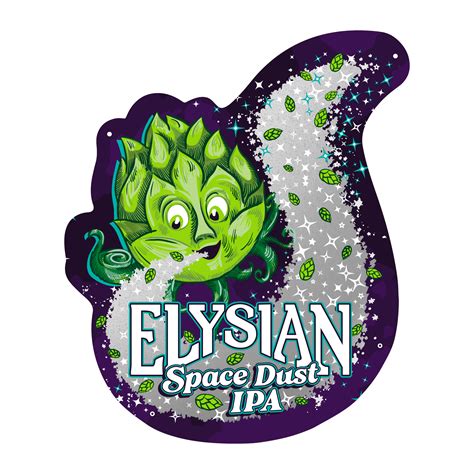 Space Dust Metal Sign Elysian Brewing Company