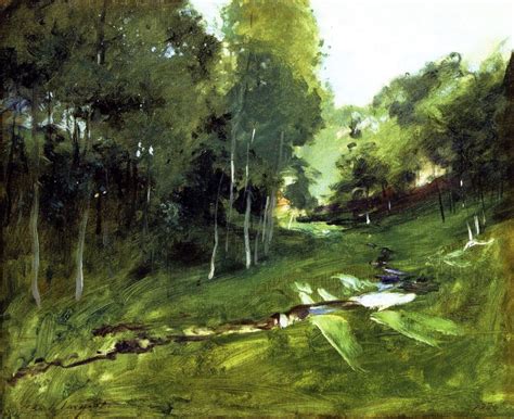 Immerse In John Singer Sargents Wooded Landscape Painting