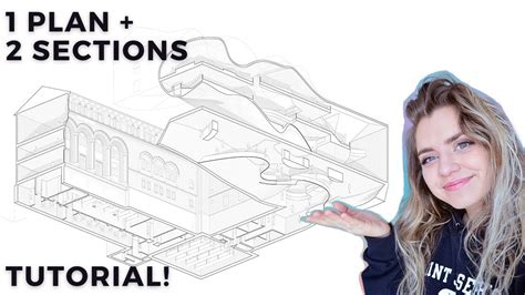 Architecture Drawing Tutorial Step By Step Guide Merging A Plan And