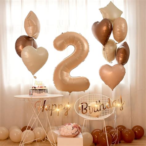 Number 2 Balloon Set Birthday Decorations Birthday Party