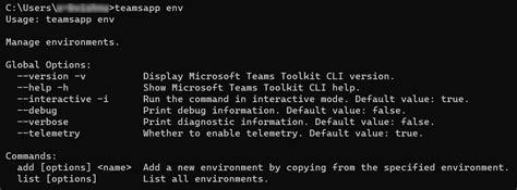 Teams 工具包 Cli 简介 Teams Microsoft Learn