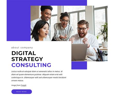 Digital Consulting Html Template By Nicepage