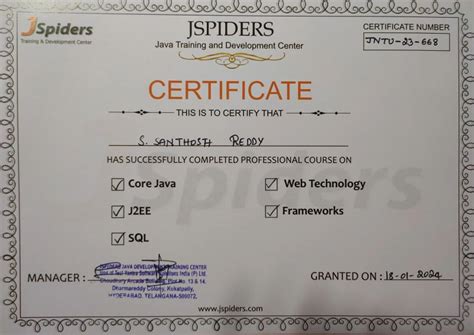 Completed Full Stack Training At Jspiders Santhosh Reddy Posted On The Topic Linkedin