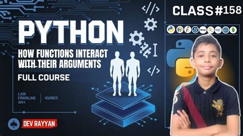 Python How Functions Interact With Their Arguments Python Tutorial