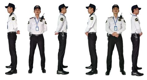 Black Security Uniform Show The Strength And Might Of Security Guards