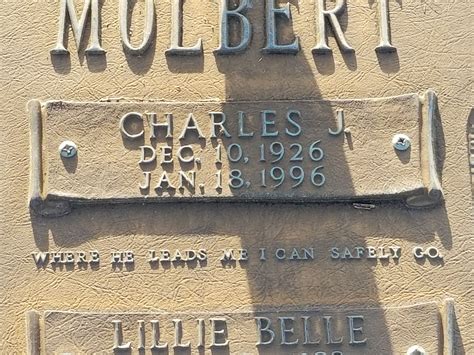 Charles Joseph Molbert 1926 1996 Find A Grave Memorial