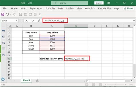 Advanced Excel Compatibility Rank Function